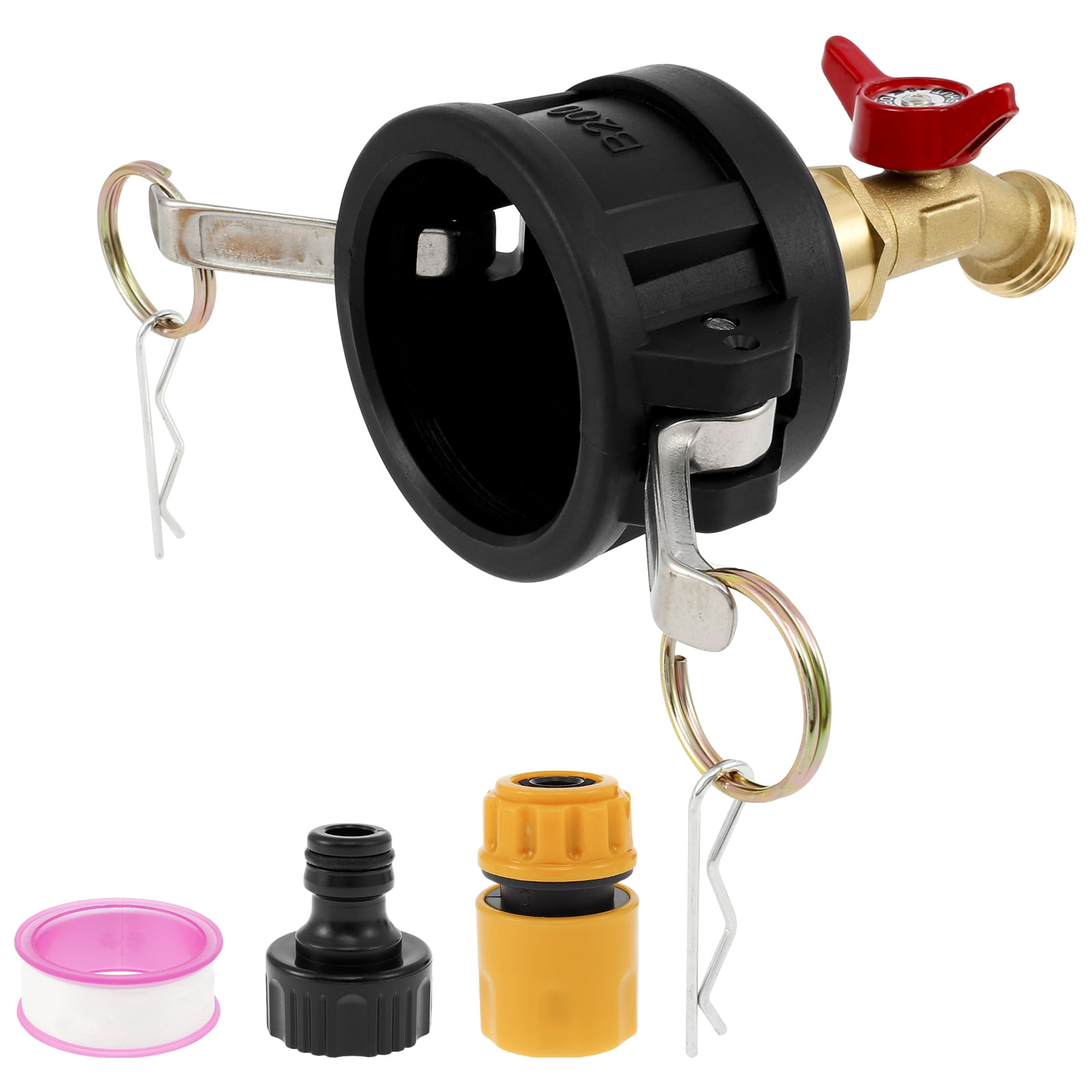 IBC Tote Tank Adapter Leakproof IBC Tote to Garden Hose Adapter with ...