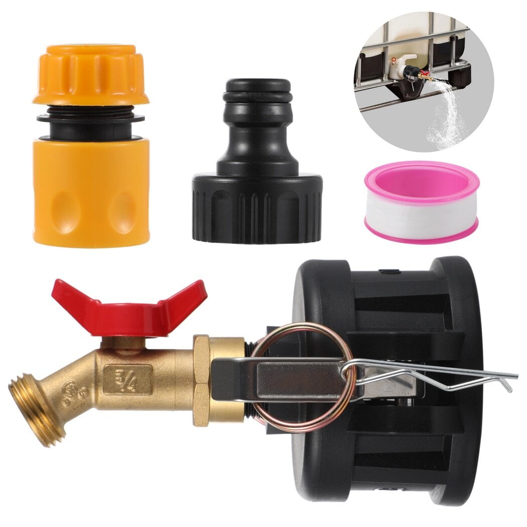 IBC Tote Tank Faucet Adapter, 2" Cam Lock for IBC Tote Tank, IBC Tote ...