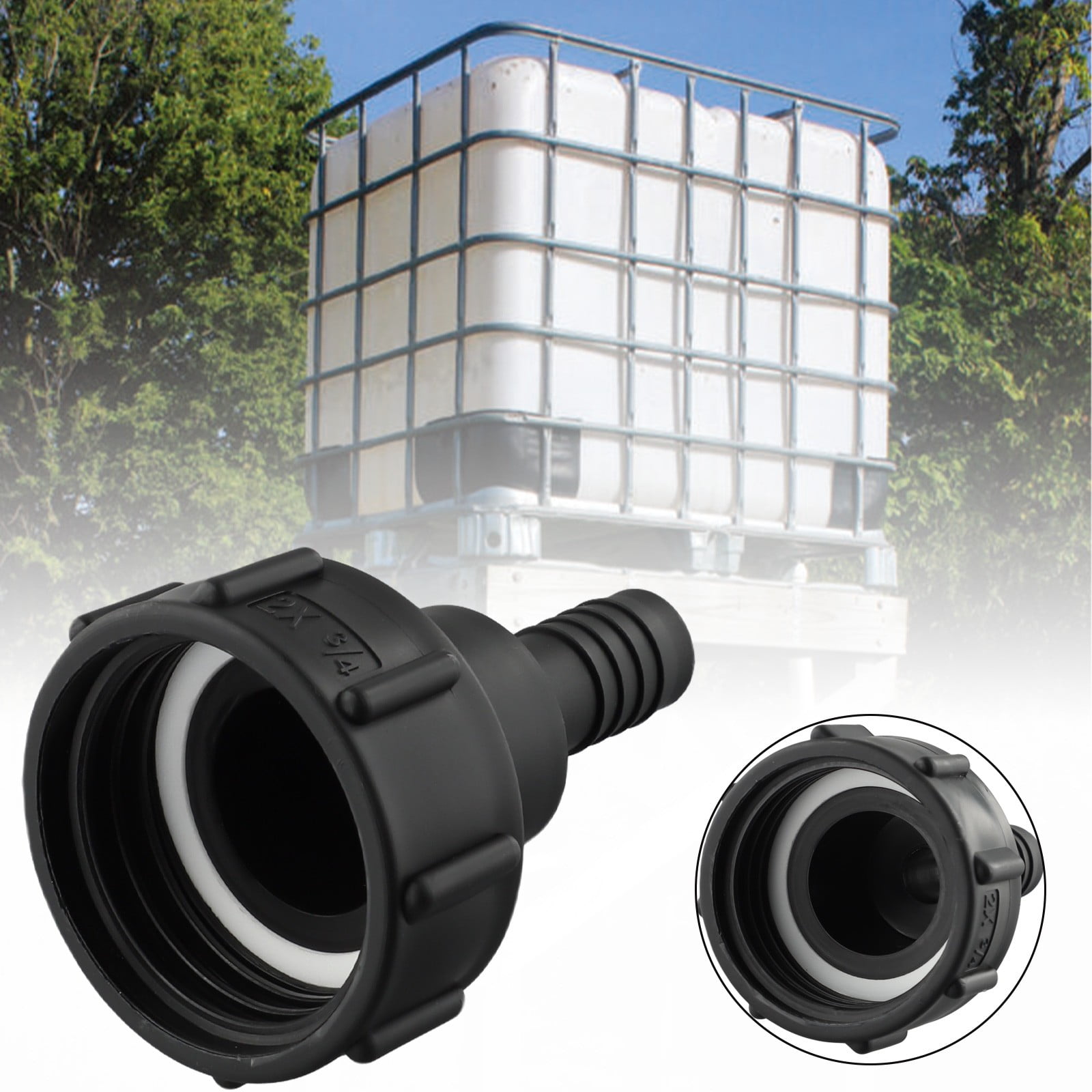 Ibc Water Tanks Tons Of Barrels Tons Of Barrels Adapter Hose Adapter ...