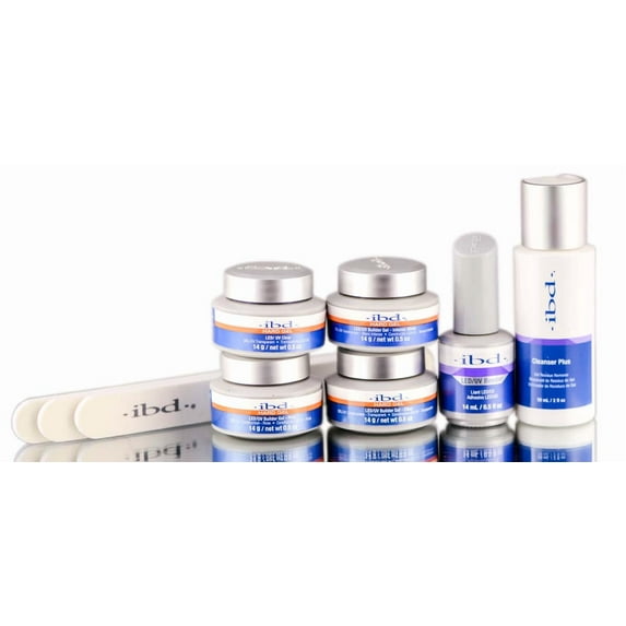 ibd LED UV Hard Gel Student Kit, Includes Clear Gel, Builder Gel ...