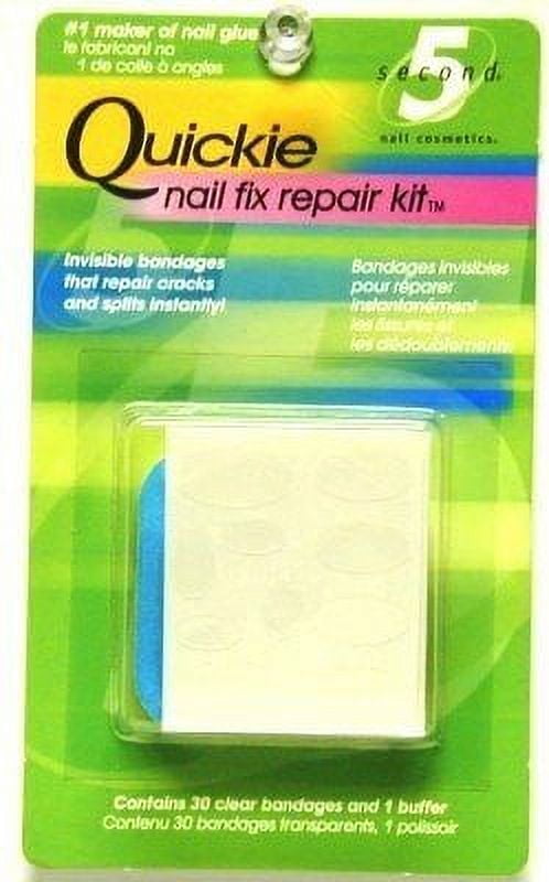 IBD Retail 5 Second Quickie Nail Fix Repair Kit (3-Pack) with Free Nail ...