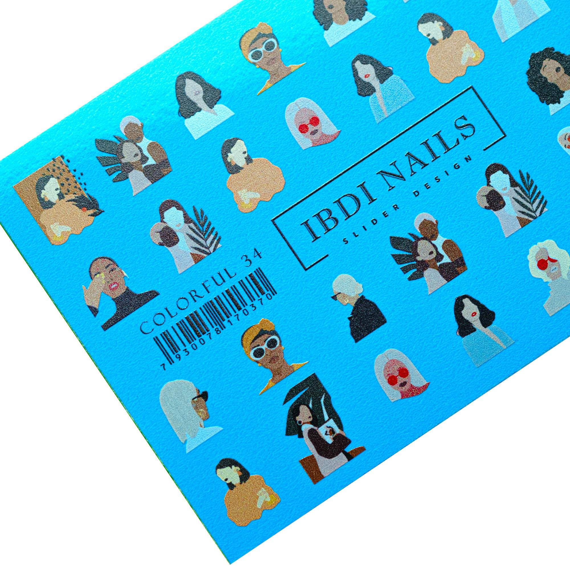 IBDI People nail decals / sliders - Walmart.com