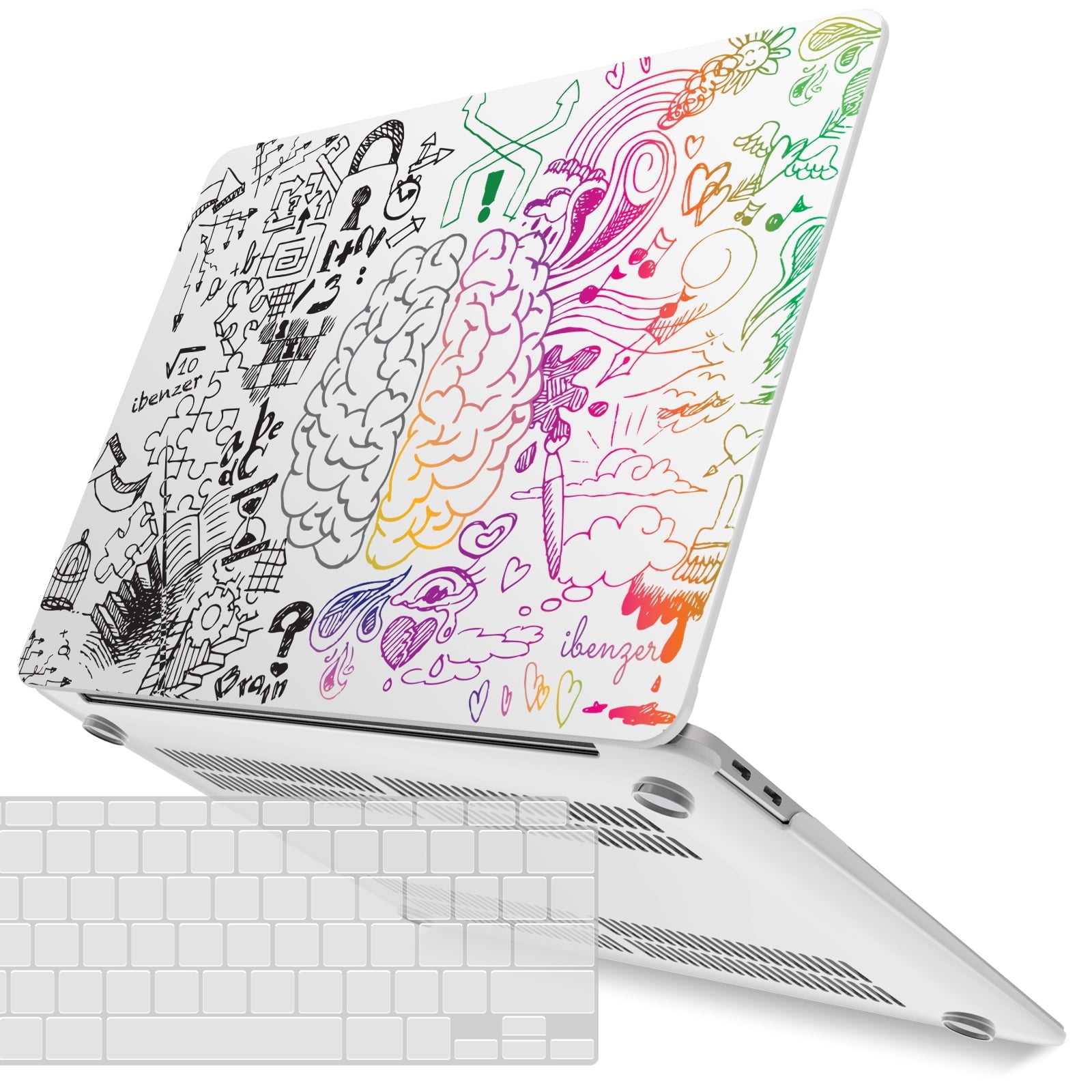 IBENZER 2022 2021 MacBook Air 13 inch Case M1 A2337 A2179 A1932 Plastic Hard Shell Case with ...