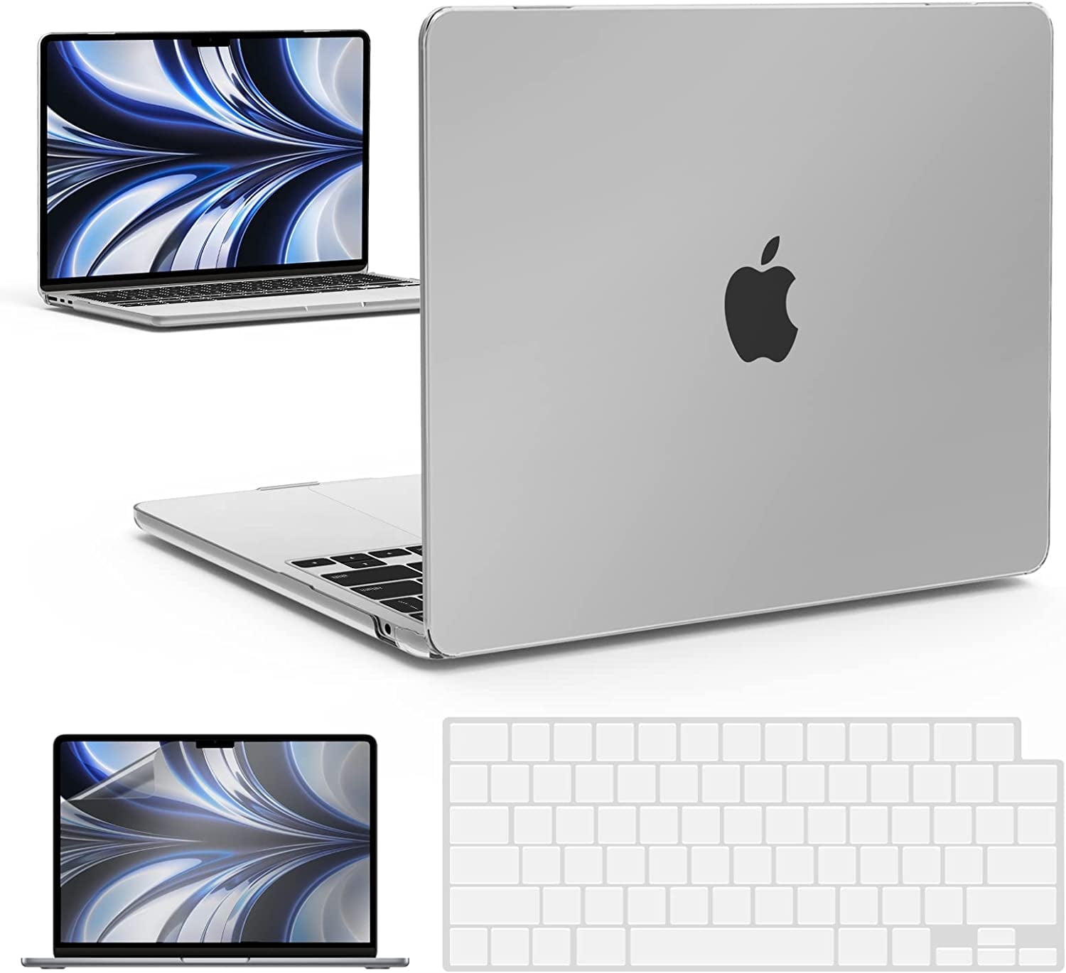 IBENZER Compatible with 2025 2024 2023 2022 MacBook Air 13 inch Case M4 ...