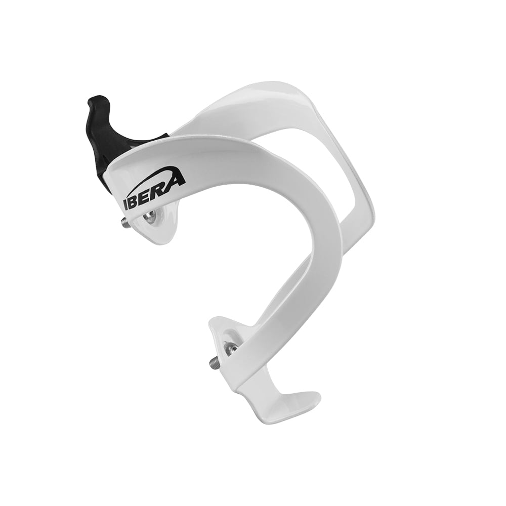IBERA Bike Water Bottle Cage Aluminum Bicycle Drink Bottle Holder Lightweight - White - Walmart.com