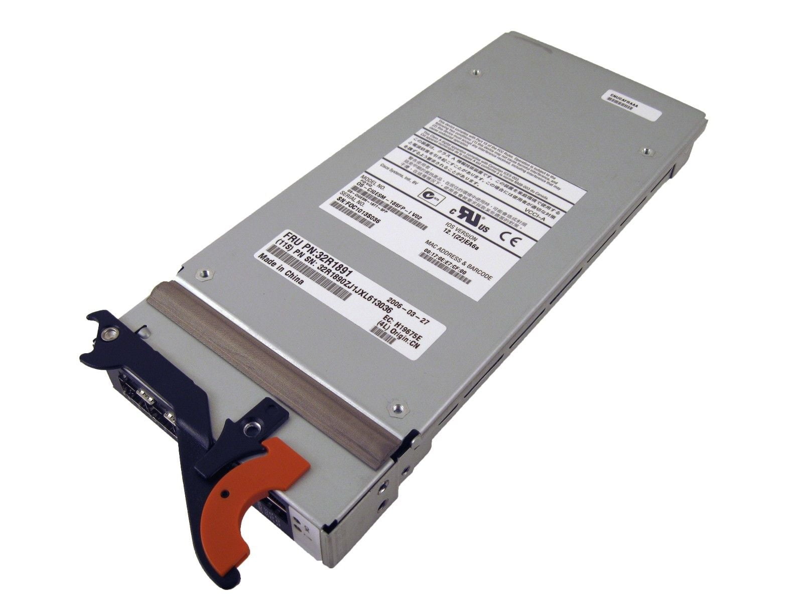 IBM Cisco Gigabit Ethernet Switch 4-Port Module 32R1891 OS-CIGESM-18SFO ...