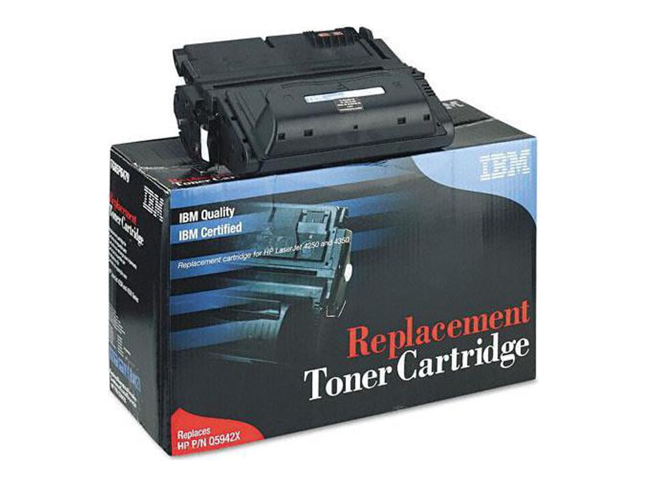 IBM Compatible Black High Yield Toner Cartridge Replacement for HP 42X Q5942X - Walmart.com