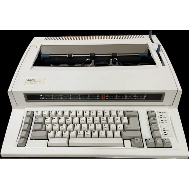 IBM Refurbished Personal Wheelwriter 2 Electronic Typewriter - Working ...