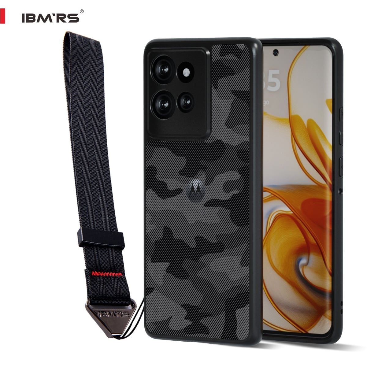 IBMRS for Motorola Edge 50 Case,camo Clear transparent phone protection ...