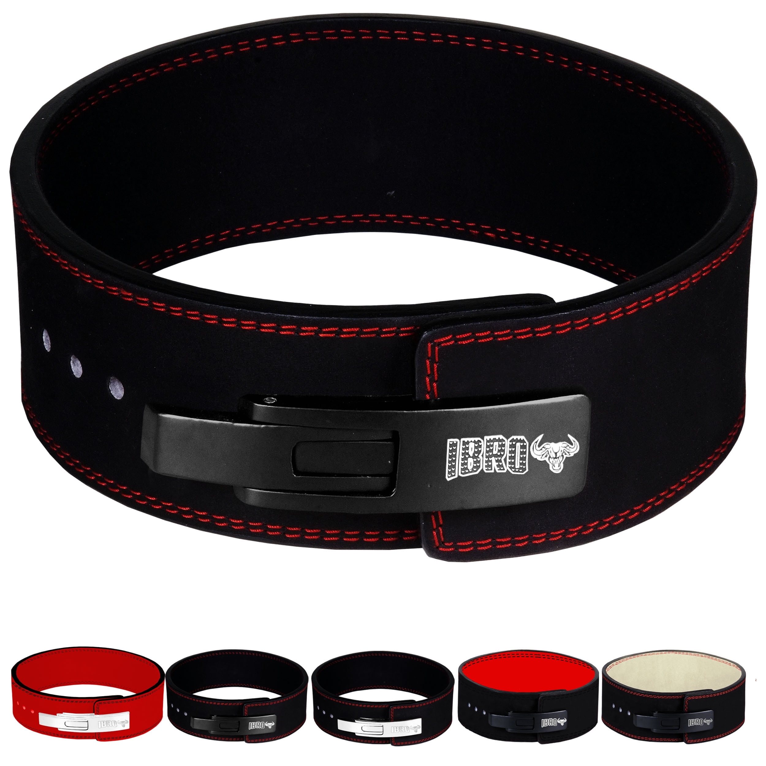 IBRO Powerlifting Lever Gym Belt - Power 8MM Extreme Heavy Duty Genuine ...