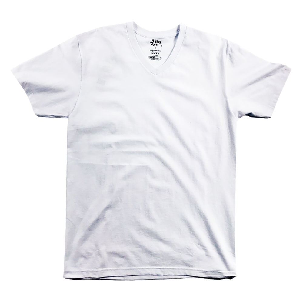 IBS Heavyweight Short Sleeve T Shirt V NECK - Walmart.com