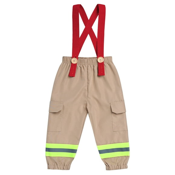 Mens Firefighter Costume Pants