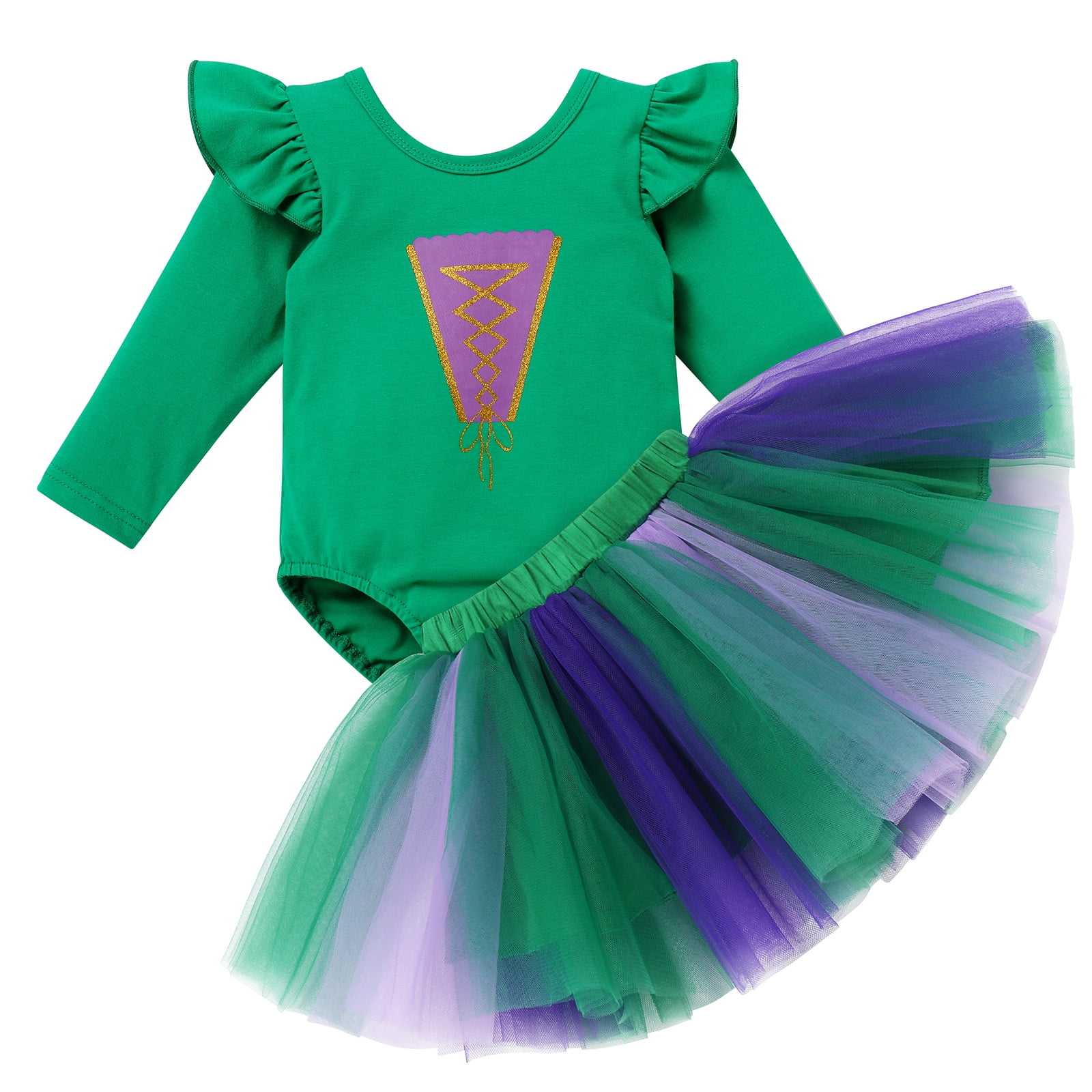 IBTOM CASTLE Baby Girl Halloween Cosplay Outfit Sanderson Sisters Witch ...