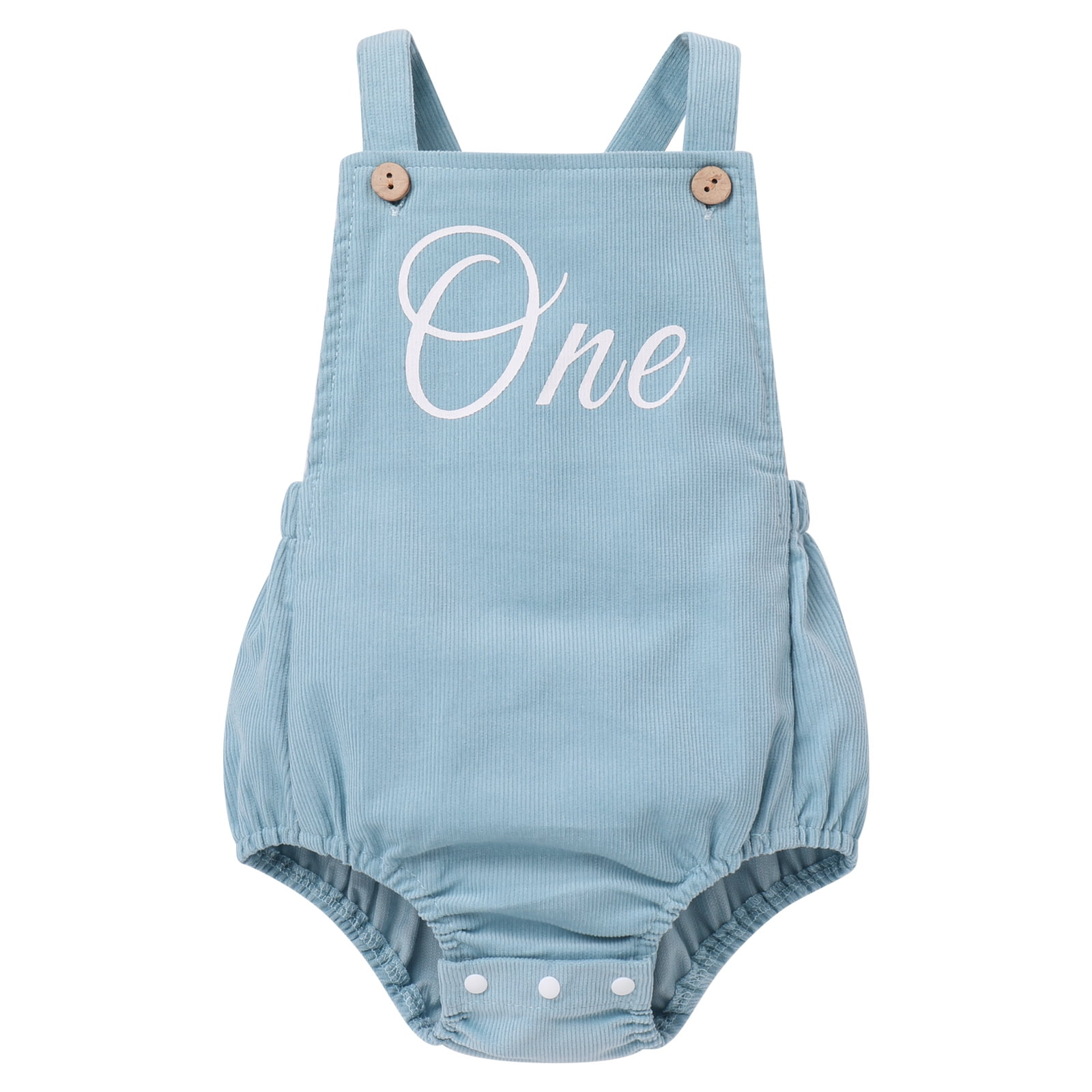 Ibtom Castle Baby Boho 1st Birthday Romper, Backless Overalls, Cake ...