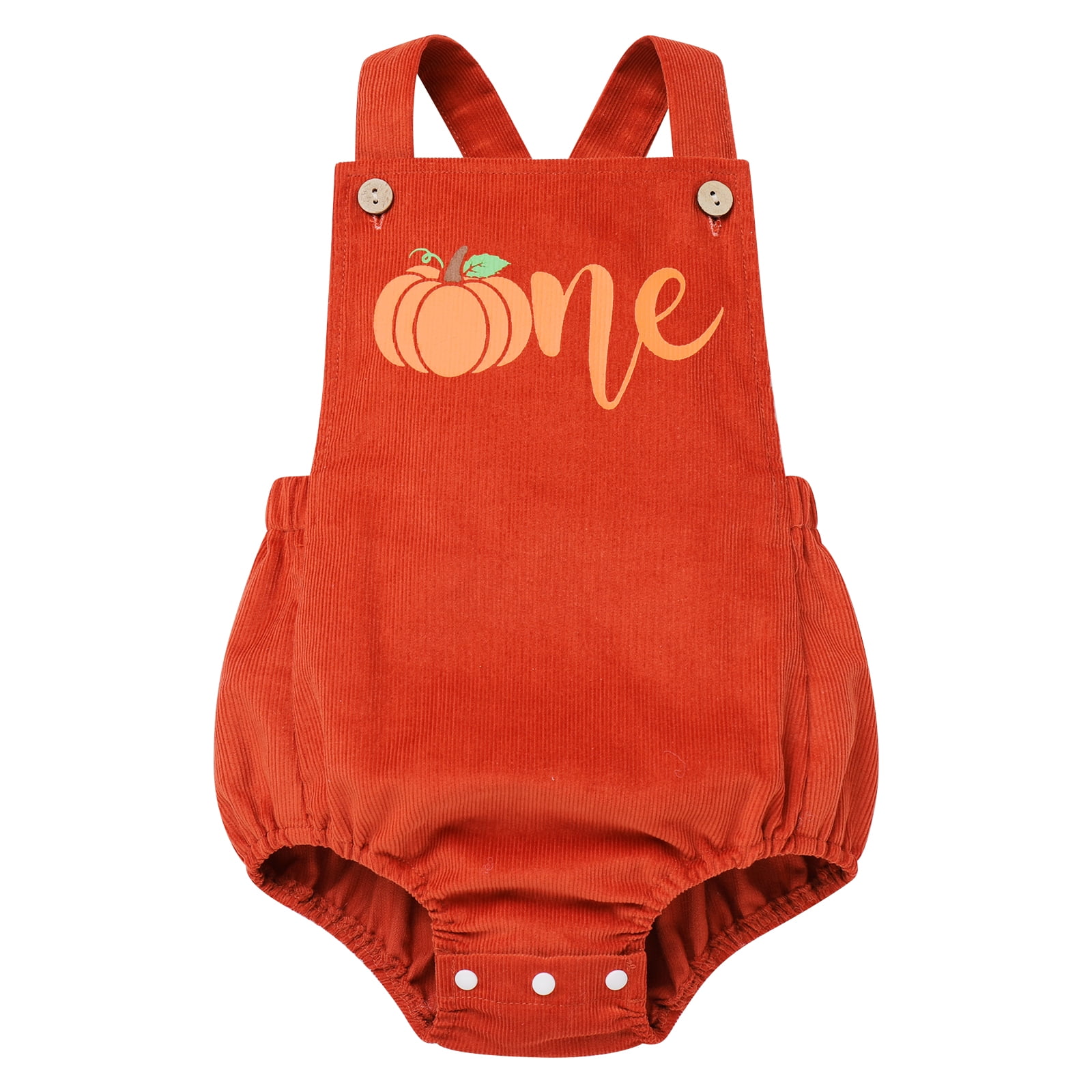 IBTOM CASTLE Baby Girls Boys Boho 1st Birthday Outfit Backless Overalls ...