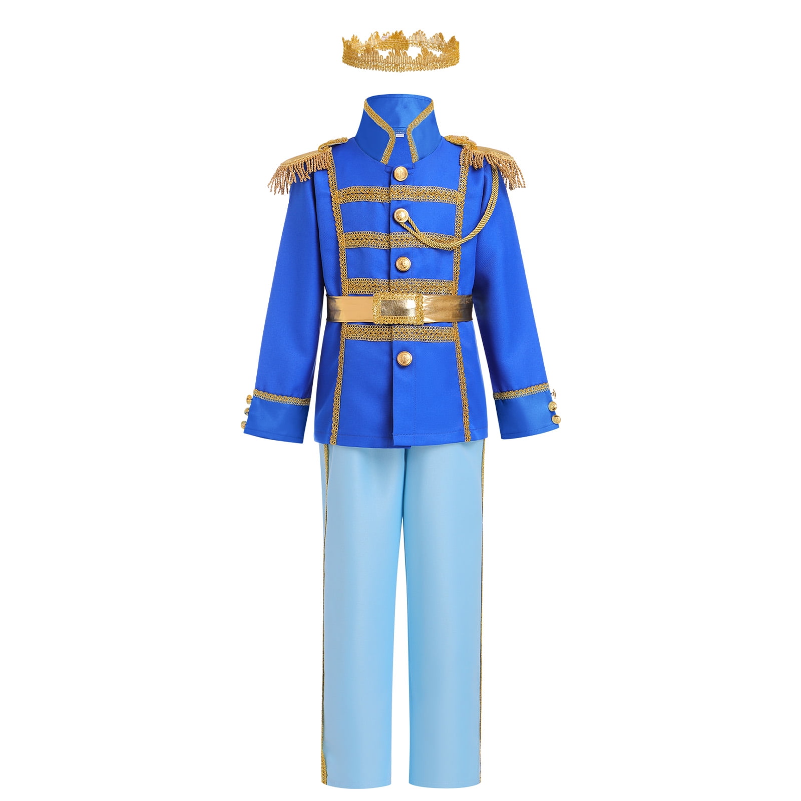 IBTOM CASTLE Boys Prince Charming Costume, Birthday Party Royal Outfits ...