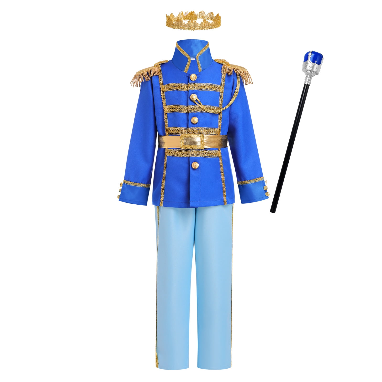 IBTOM CASTLE Boys Prince Charming Costume Halloween Cosplay Prince ...