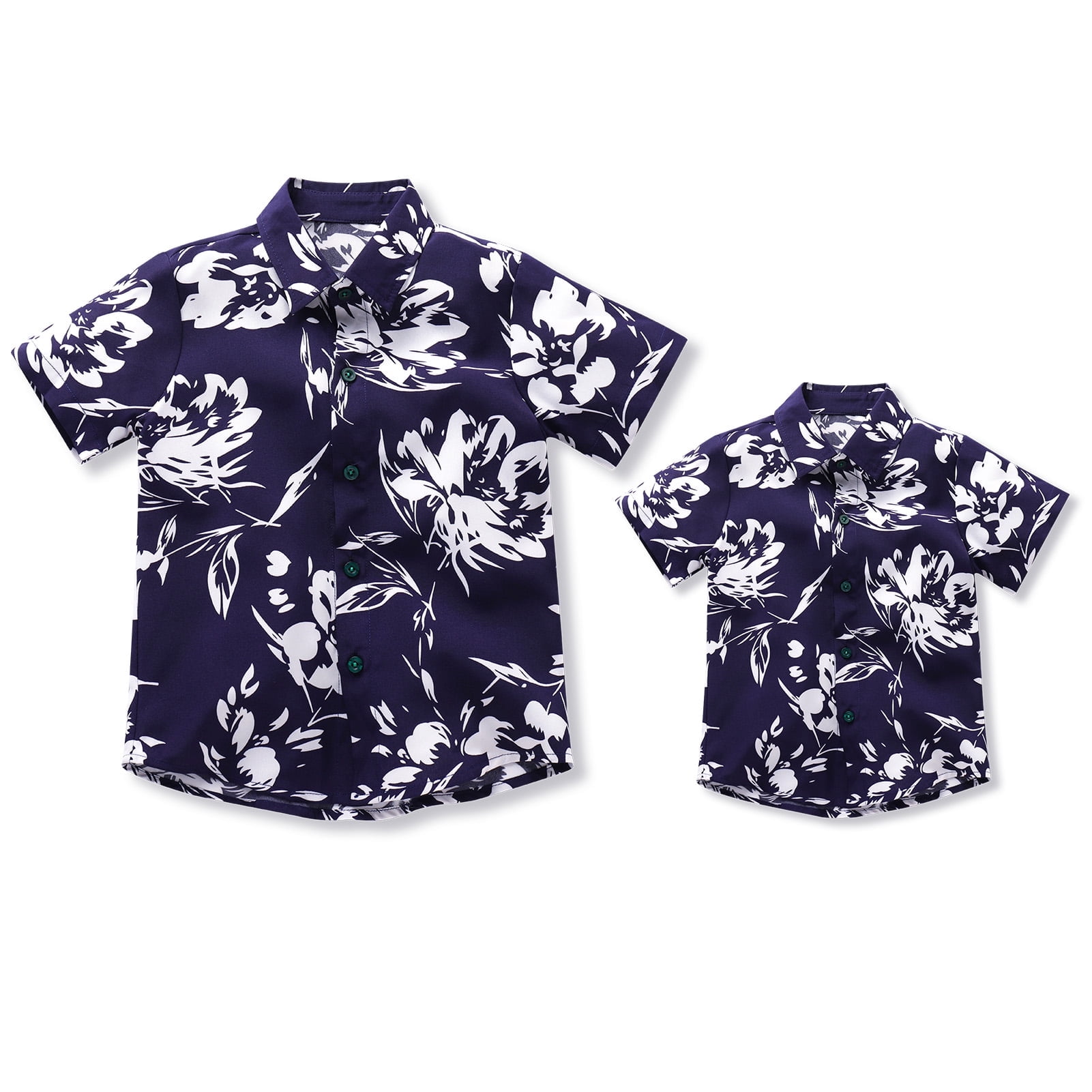 IBTOM CASTLE Daddy and Me Matching Outfits Hawaiian Father and Son ...