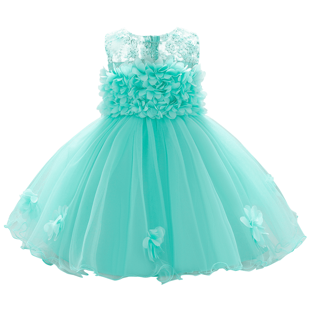 IBTOM CASTLE Flower Pageant Peplum Tutu Dress for Baby Girl Baptism ...