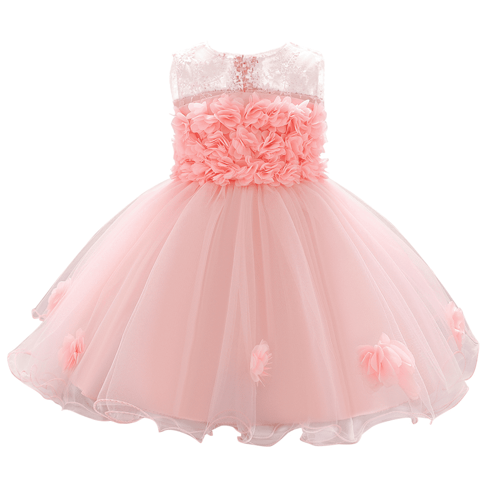 IBTOM CASTLE Flower Pageant Peplum Tutu Dress for Baby Girl Baptism ...