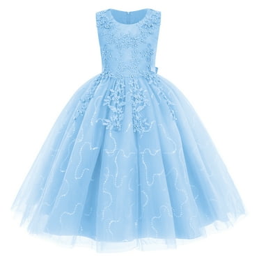 Ekidsbridal Ruffle Chiffon Flower Girl Dresses for Princess Pageants ...