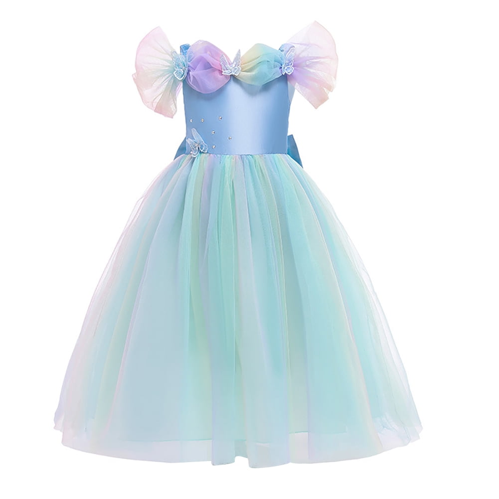 IBTOM CASTLE Girls Cinderella Princess Fancy Dress up Fairy Tale ...