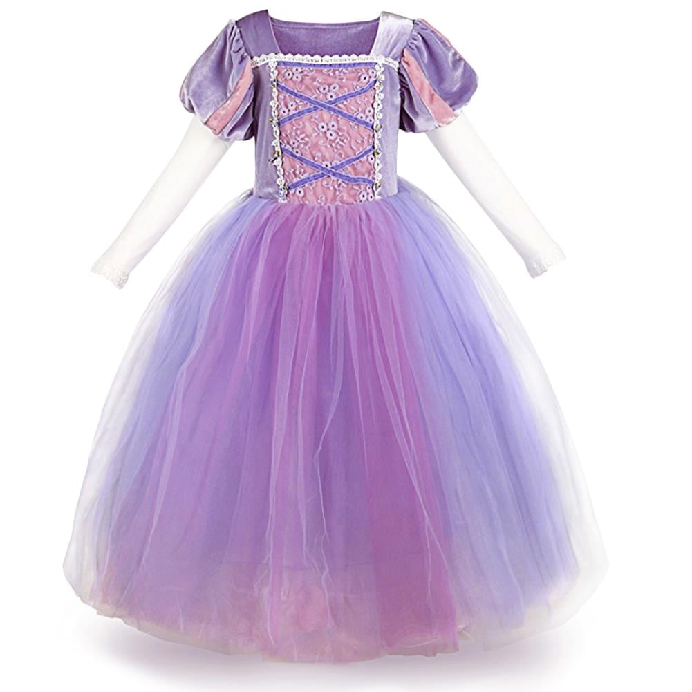 IBTOM CASTLE Girls Princess Dress Fancy Dress up Halloween Christmas ...