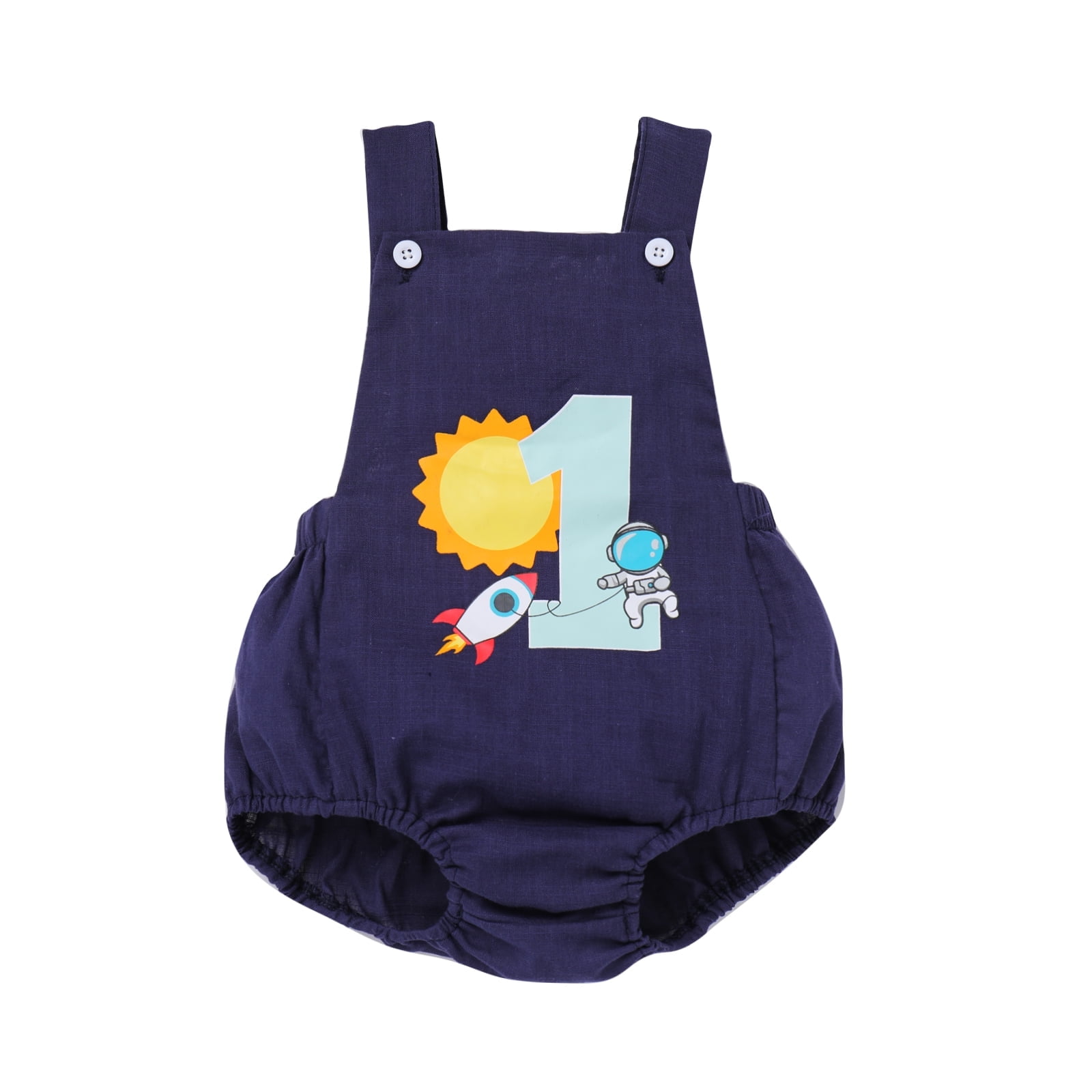 IBTOM CASTLE Infant Toddler Baby Boys Boho 1st Birthday Outfit Backless ...