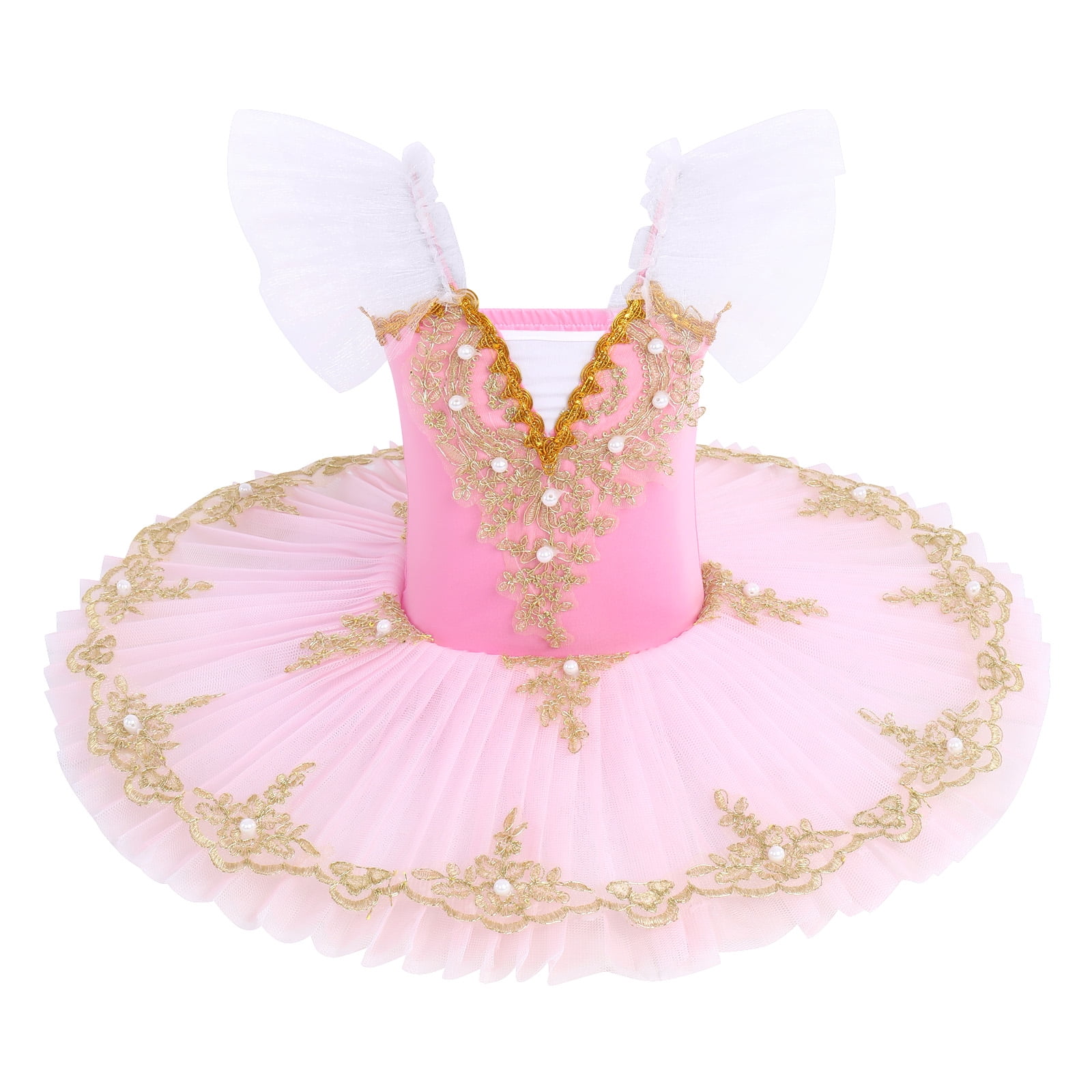 IBTOM CASTLE Kid Girls Camisole Tutu Skirted Leotard Ballet Dance Dress ...