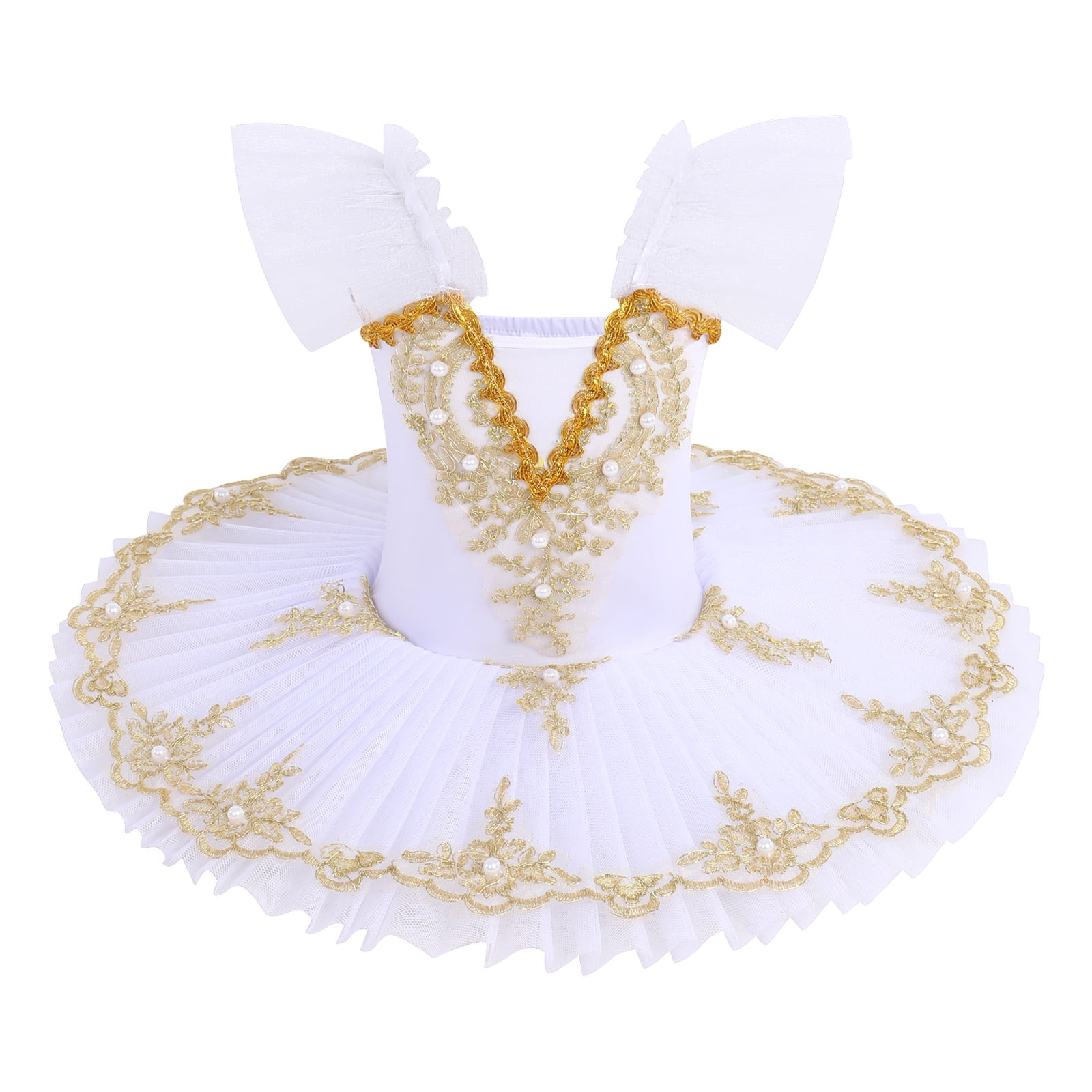 IBTOM CASTLE Girls Ballet Dance Dress, Camisole Tutu Leotard, 9-10 ...