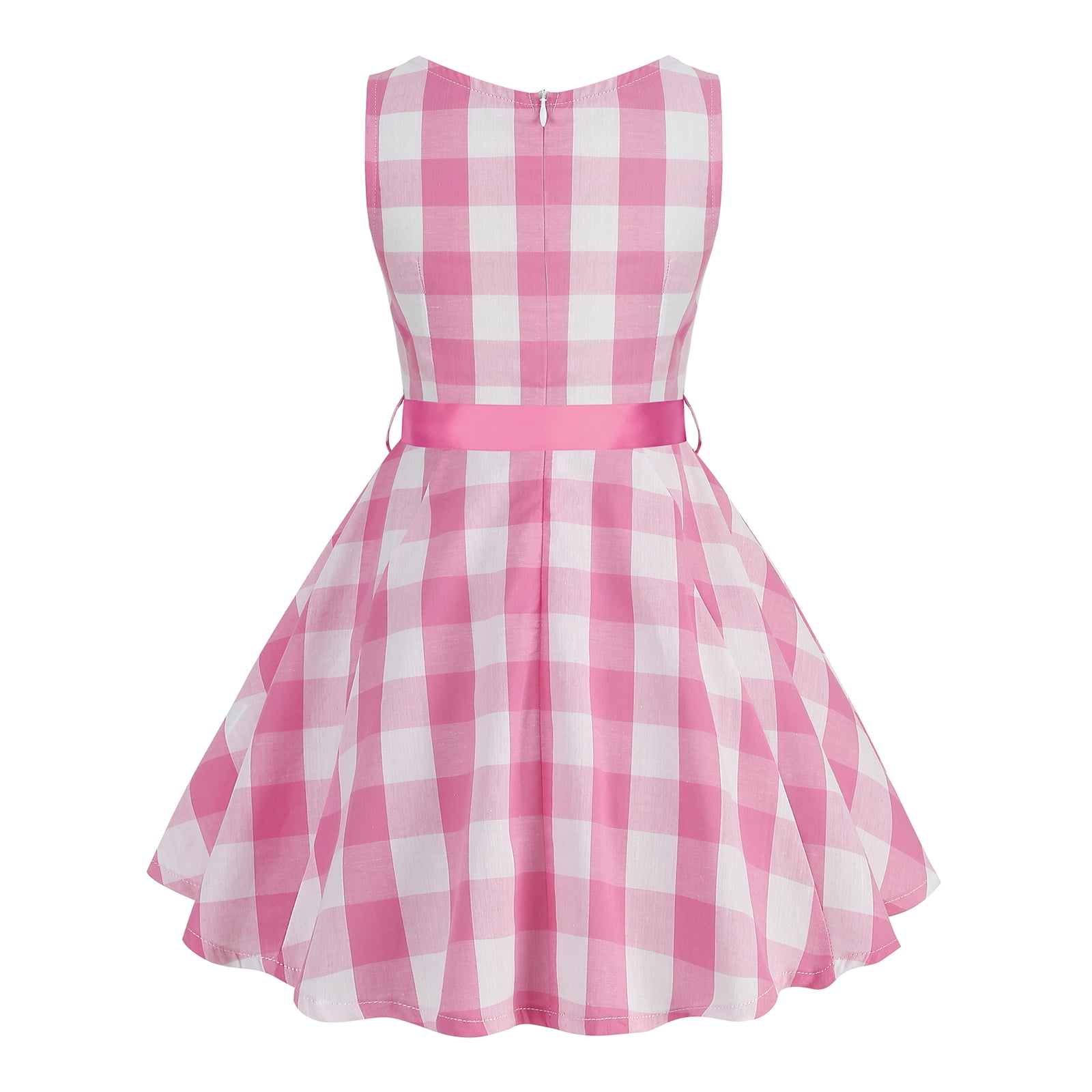 IBTOM CASTLE Kids Girls 50s Vintage Sleeveless Polka Dot Retro A-line ...