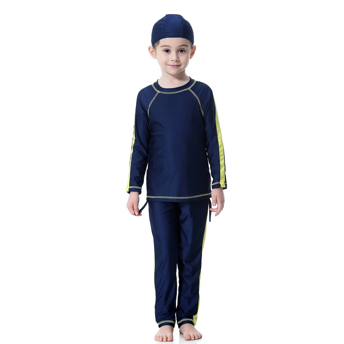 IBTOM CASTLE Kids Girls Burkini Swimsuits Modest Muslim Islamic Long ...