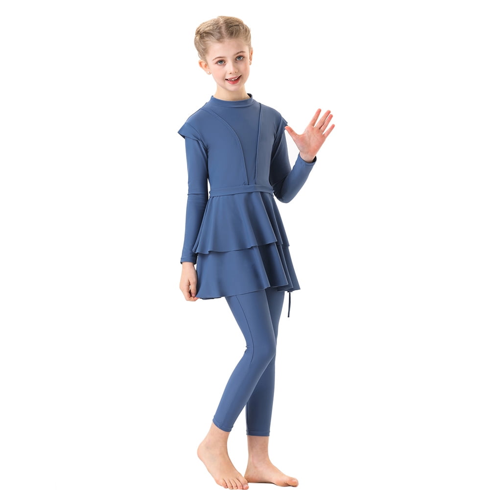 IBTOM CASTLE Kids Girls Burkini Swimsuits Toddler Modest Muslim ...