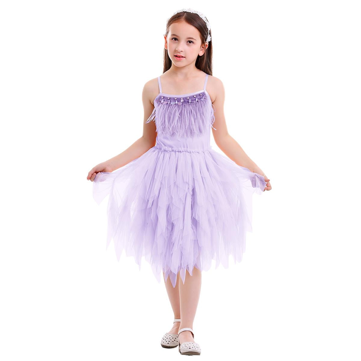 IBTOM CASTLE Kids Toddler Baby Girls Princess Dance Costume Swan ...