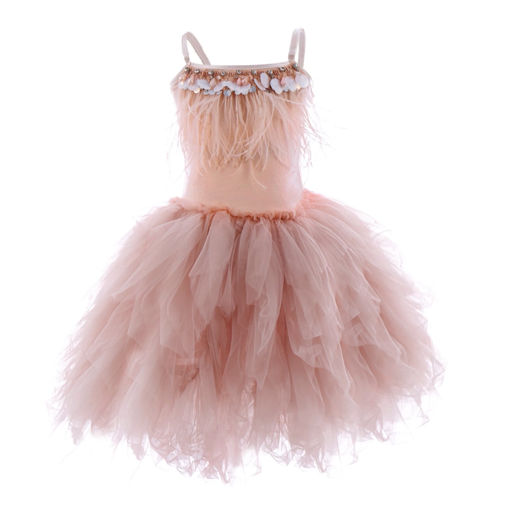 IBTOM CASTLE Kids Toddler Girls Princess Ballerina Dress Pageant ...