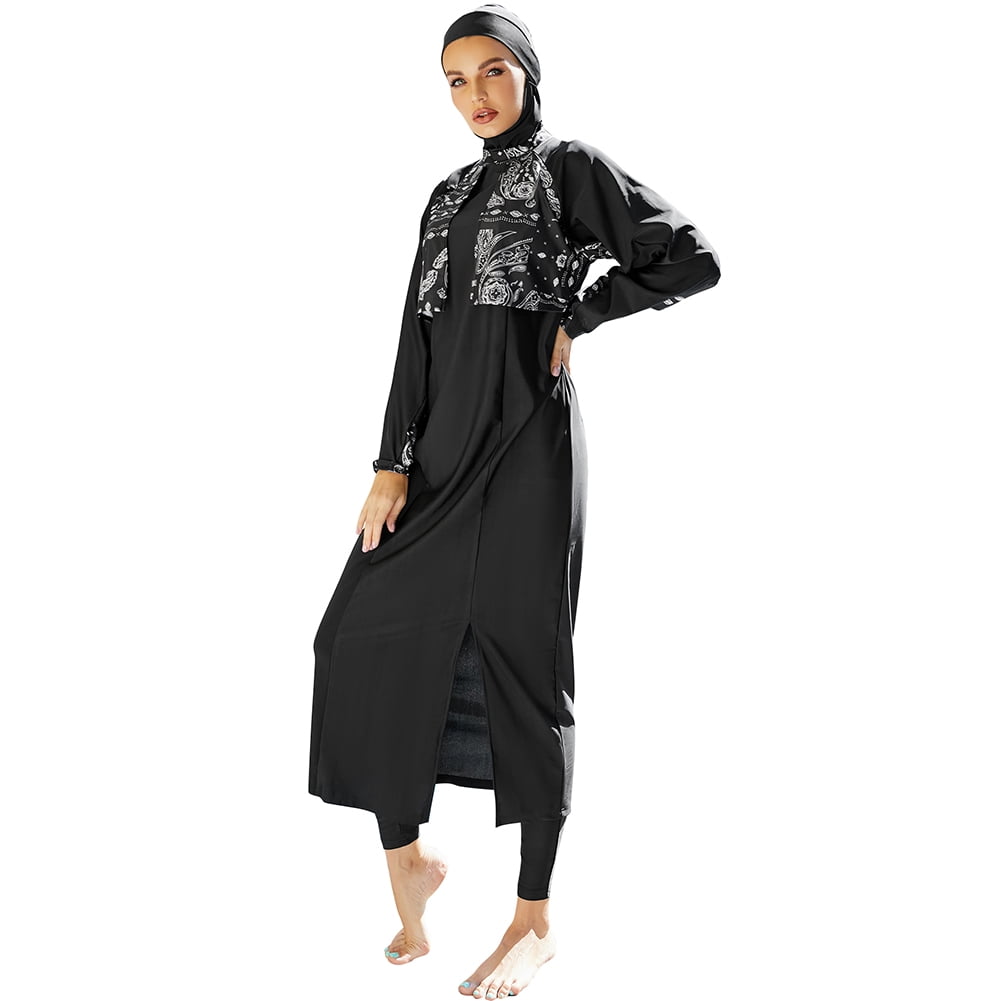 IBTOM CASTLE Muslim Swimsuits for Women Modest Islamic Arabic Swimwear ...