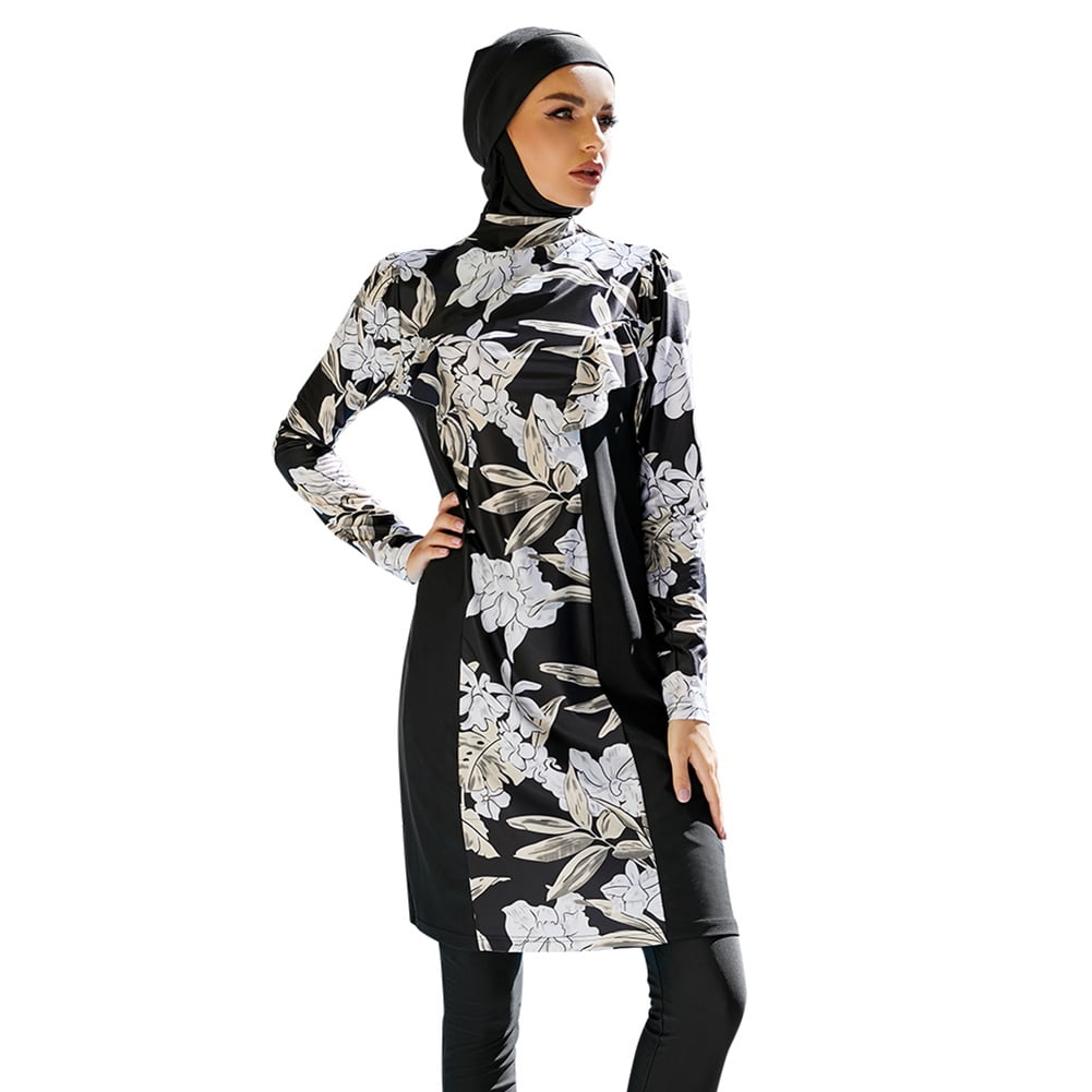 IBTOM CASTLE Muslim Swimsuits for Women Modest Islamic Arabic Swimwear ...