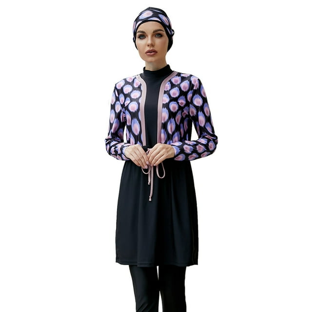 IBTOM CASTLE Muslim Swimsuits for Women Modest Islamic Arabic Swimwear ...