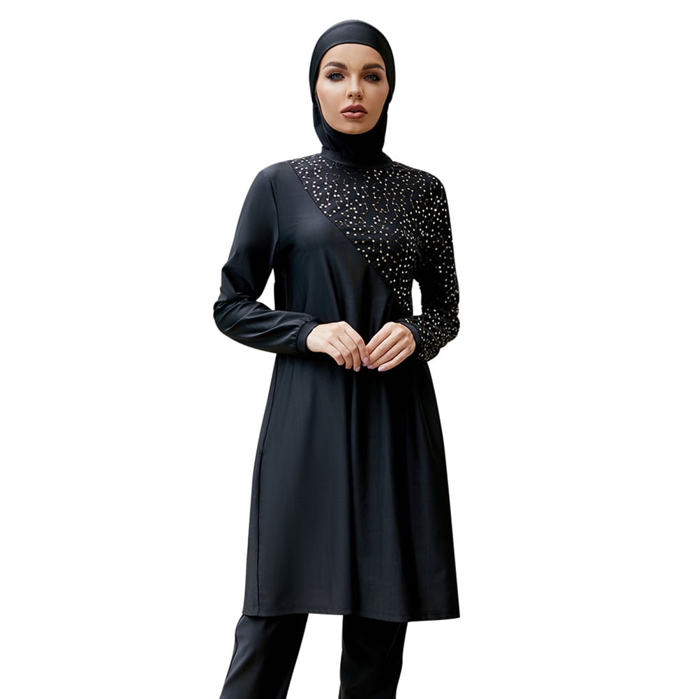 IBTOM CASTLE Muslim Swimsuits for Women Modest Islamic Arabic Swimwear ...