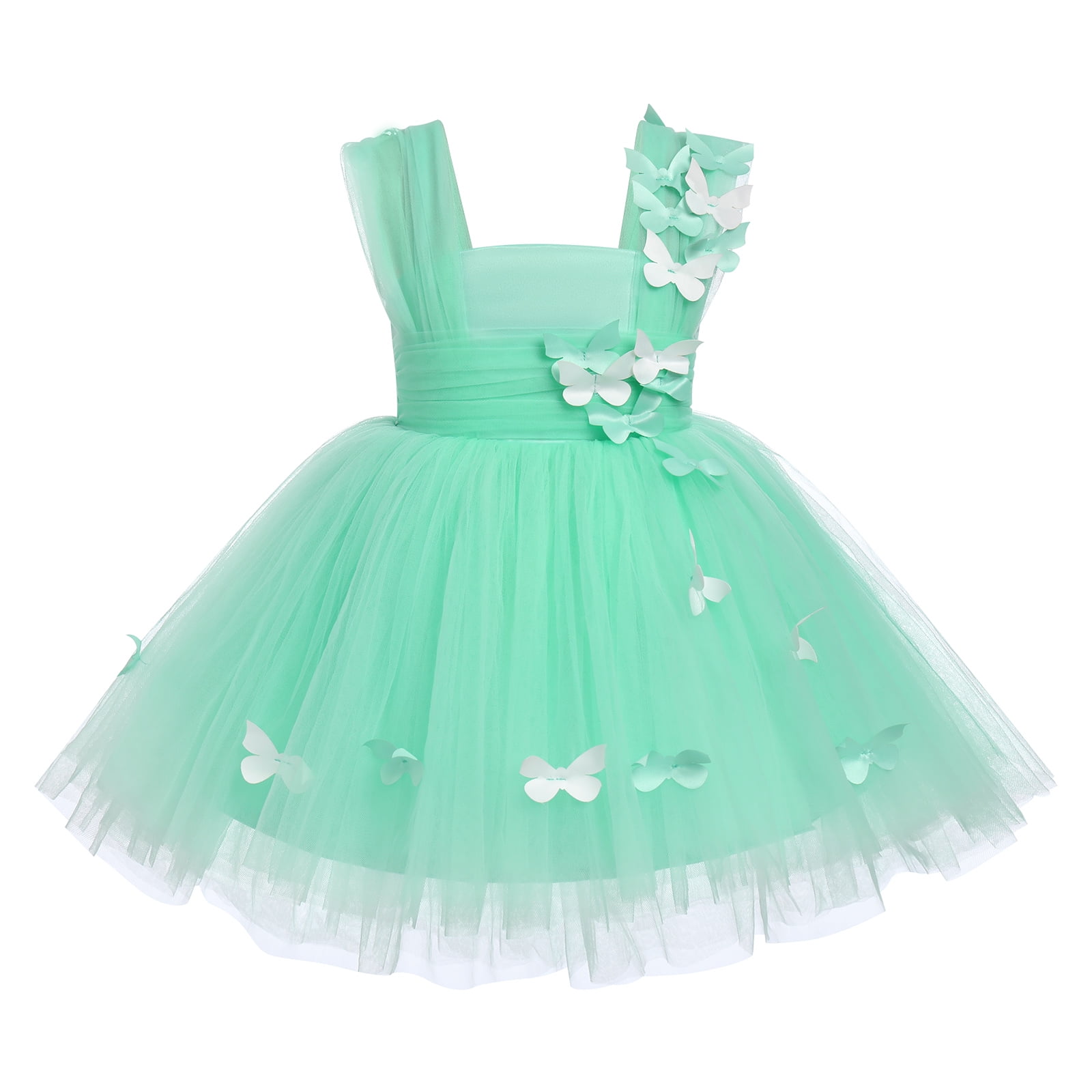 IBTOM CASTLE Toddler Baby Girls Birthday Party Dress Butterfly ...