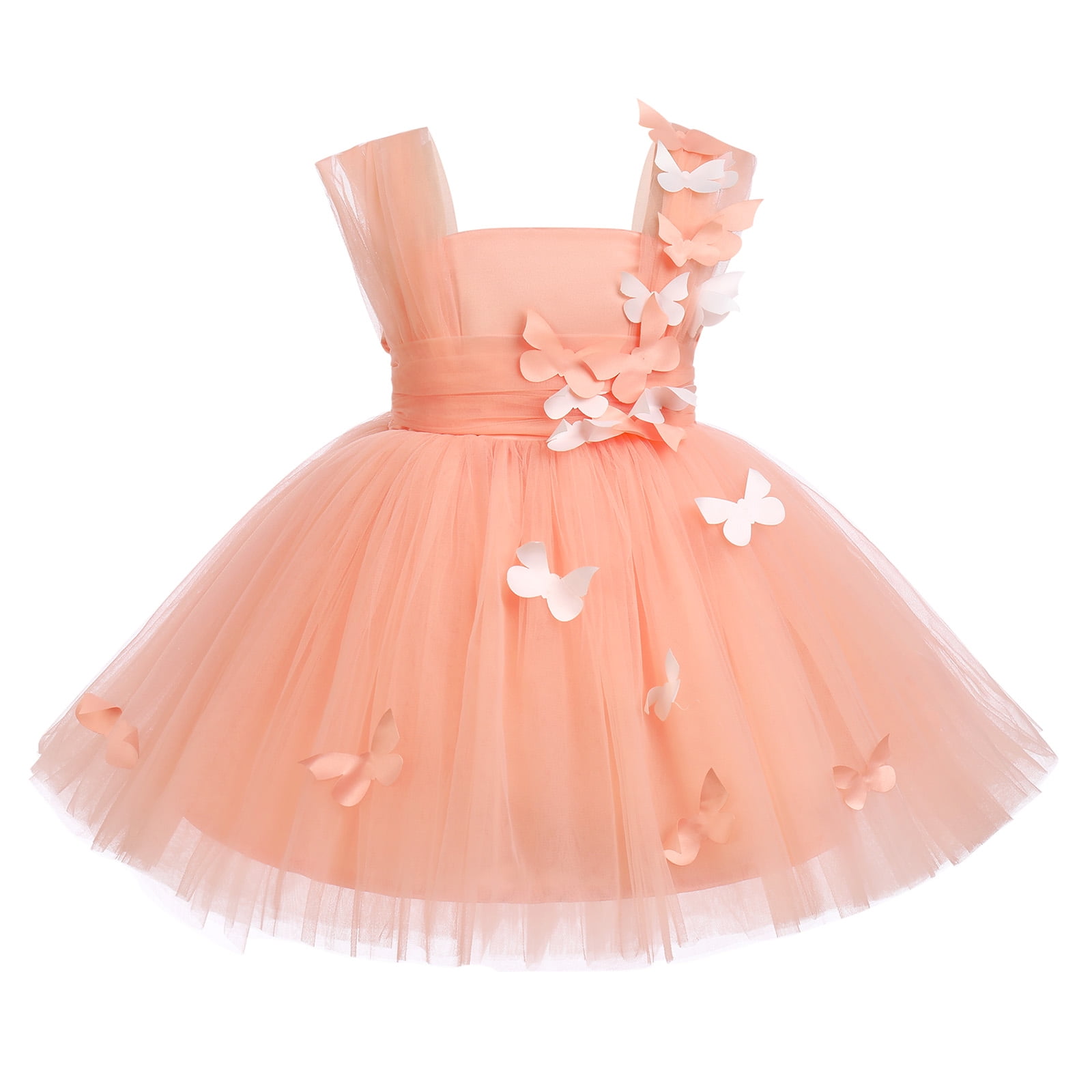 IBTOM CASTLE Toddler Baby Girls Birthday Party Dress Butterfly ...