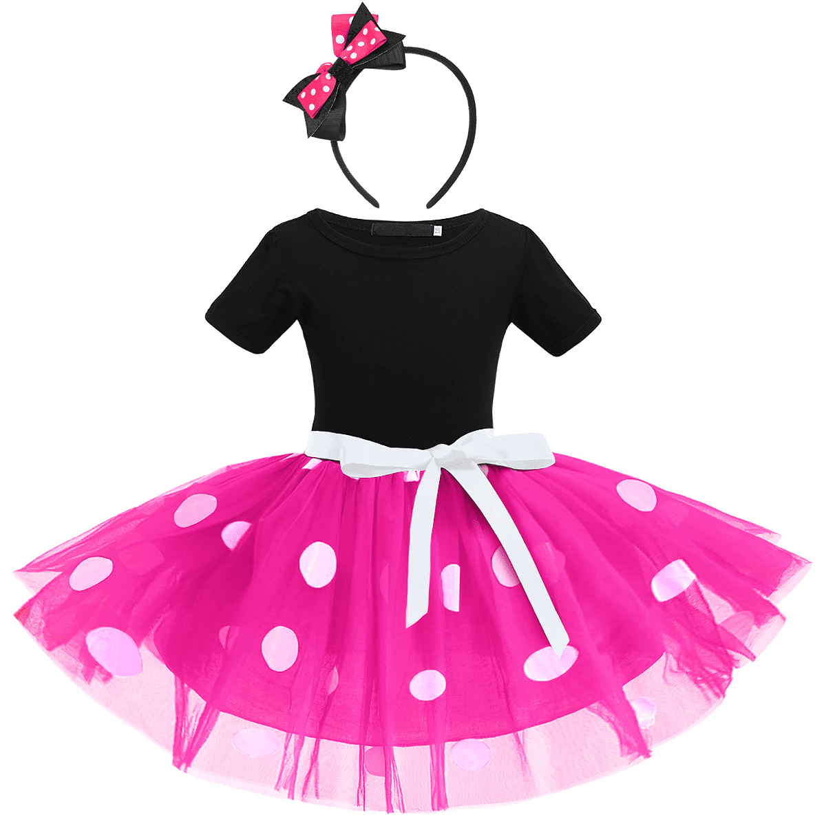 IBTOM CASTLE Toddler Baby Girls' Polka Dots Tutu Mouse Dresses Fancy ...