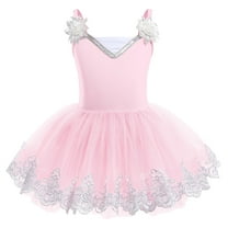 BAOHULU Kids Attire - Gymnastics Wear - Little Girls' Pink Ballet Dance ...