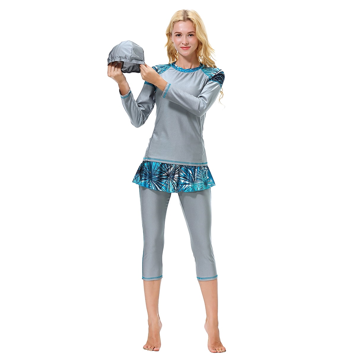 IBTOM CASTLE Women Burkini Swimsuits Modest Muslim Swimwear Islamic ...