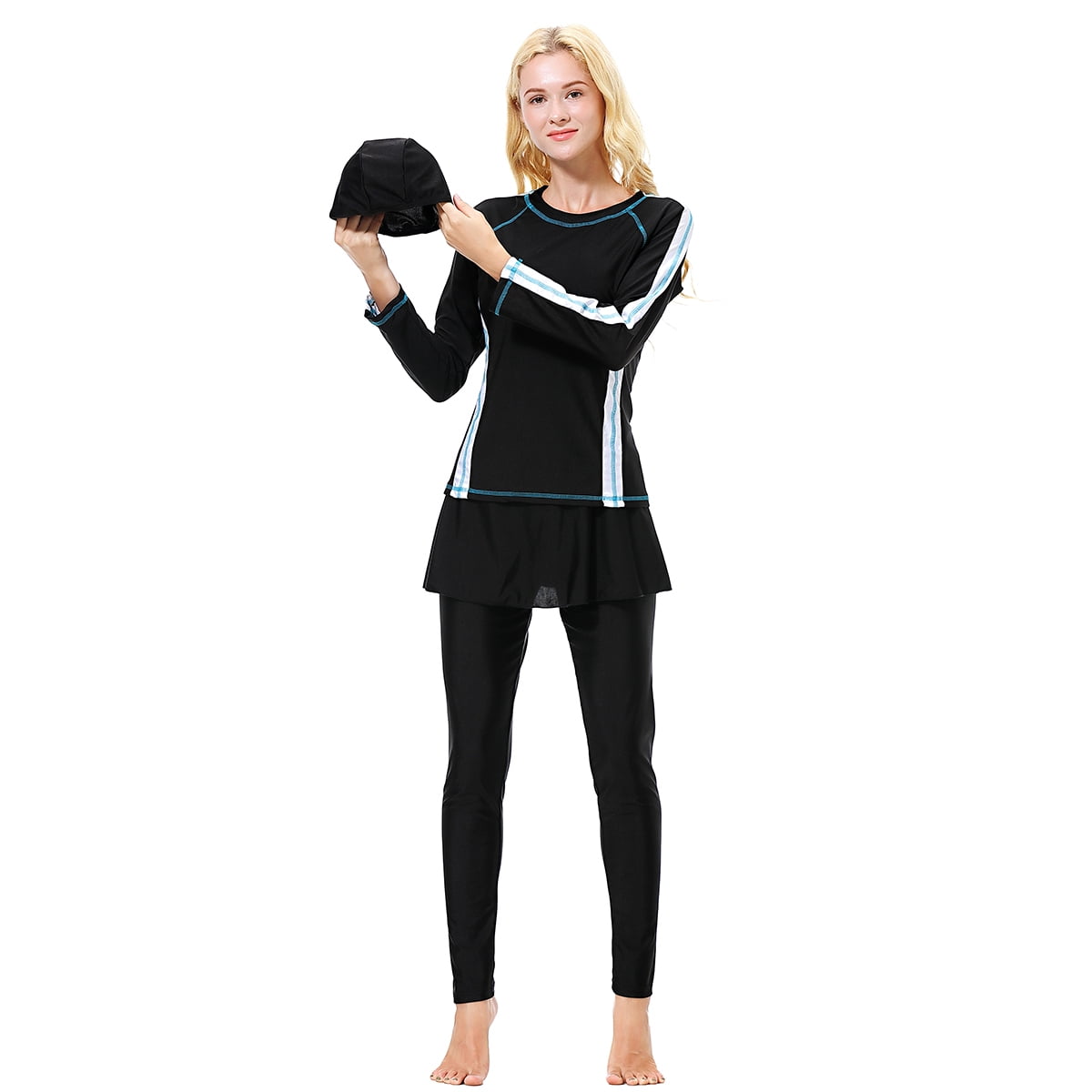 IBTOM CASTLE Women Burkini Swimsuits Modest Muslim Swimwear Islamic ...