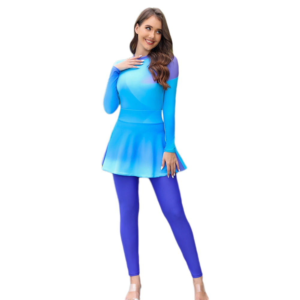 IBTOM CASTLE Women Burkini Swimsuits Modest Muslim Swimwear Islamic ...