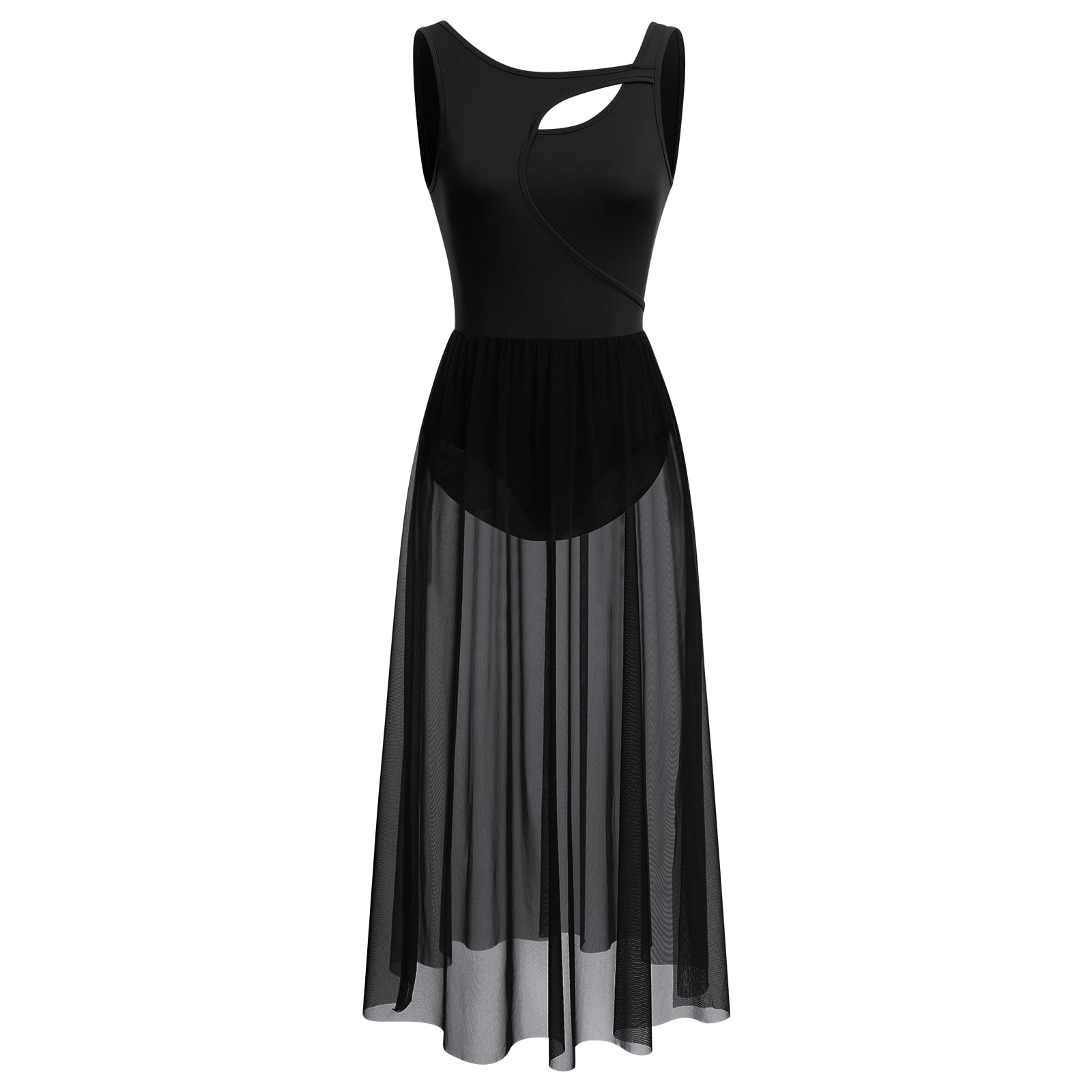 IBTOM CASTLE Women Lyrical Dance Dress Modern Contemporary Dancewear ...
