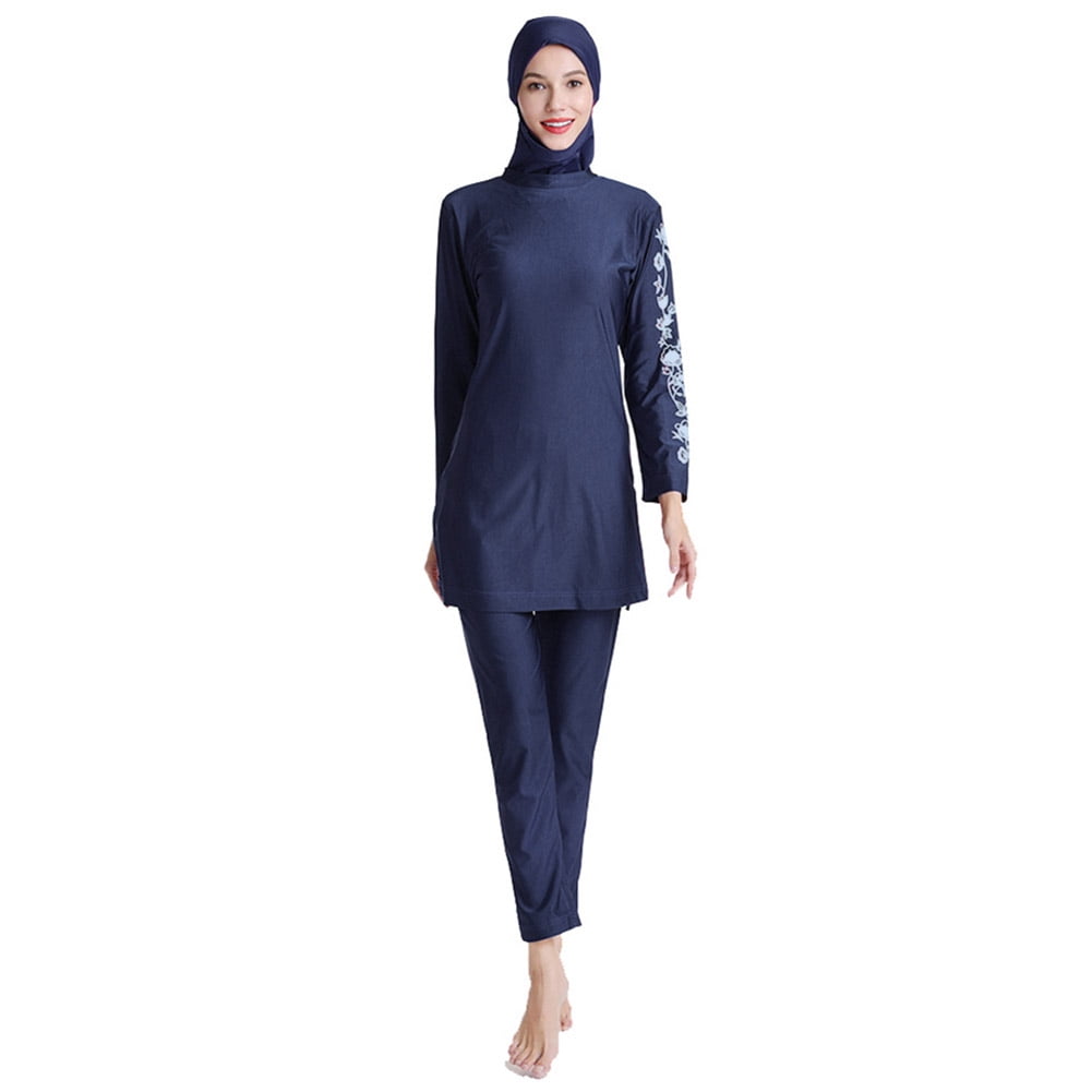 IBTOM CASTLE Women Muslim Burkini Swimsuits Modest Swimwear Islamic ...