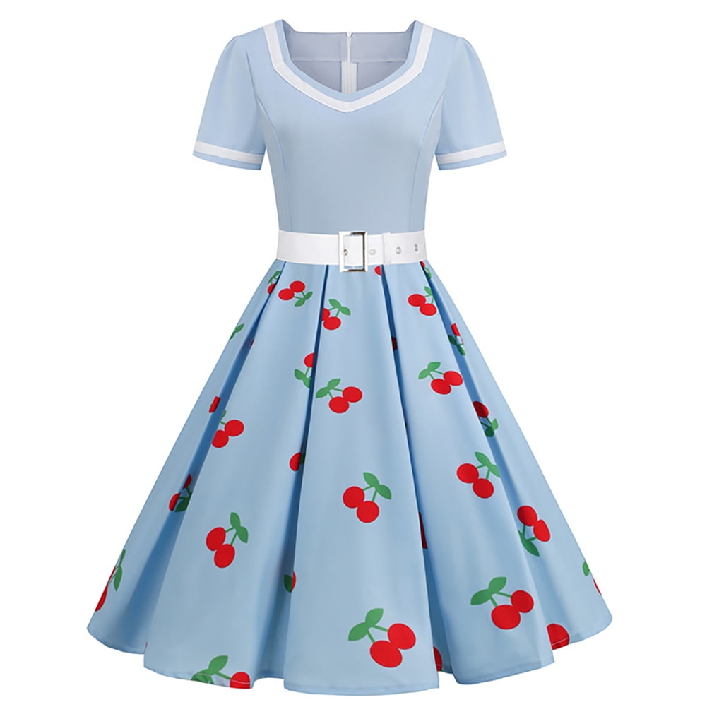 IBTOM CASTLE Women's 1950s Vintage Wedding Audrey Hepburn Style ...