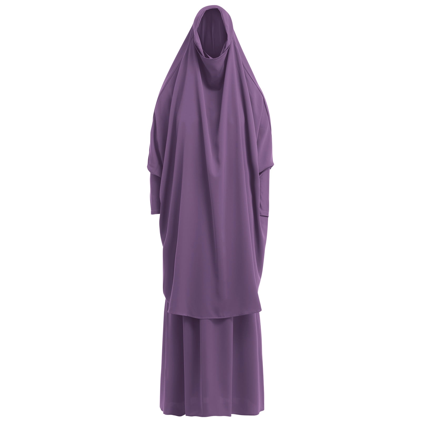 IBTOM CASTLE Women's Muslim Prayer Dress, Hijab Scarf, Eid Jilbab ...